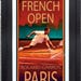 French Open Tennis Sports Art Poster Print - Etsy