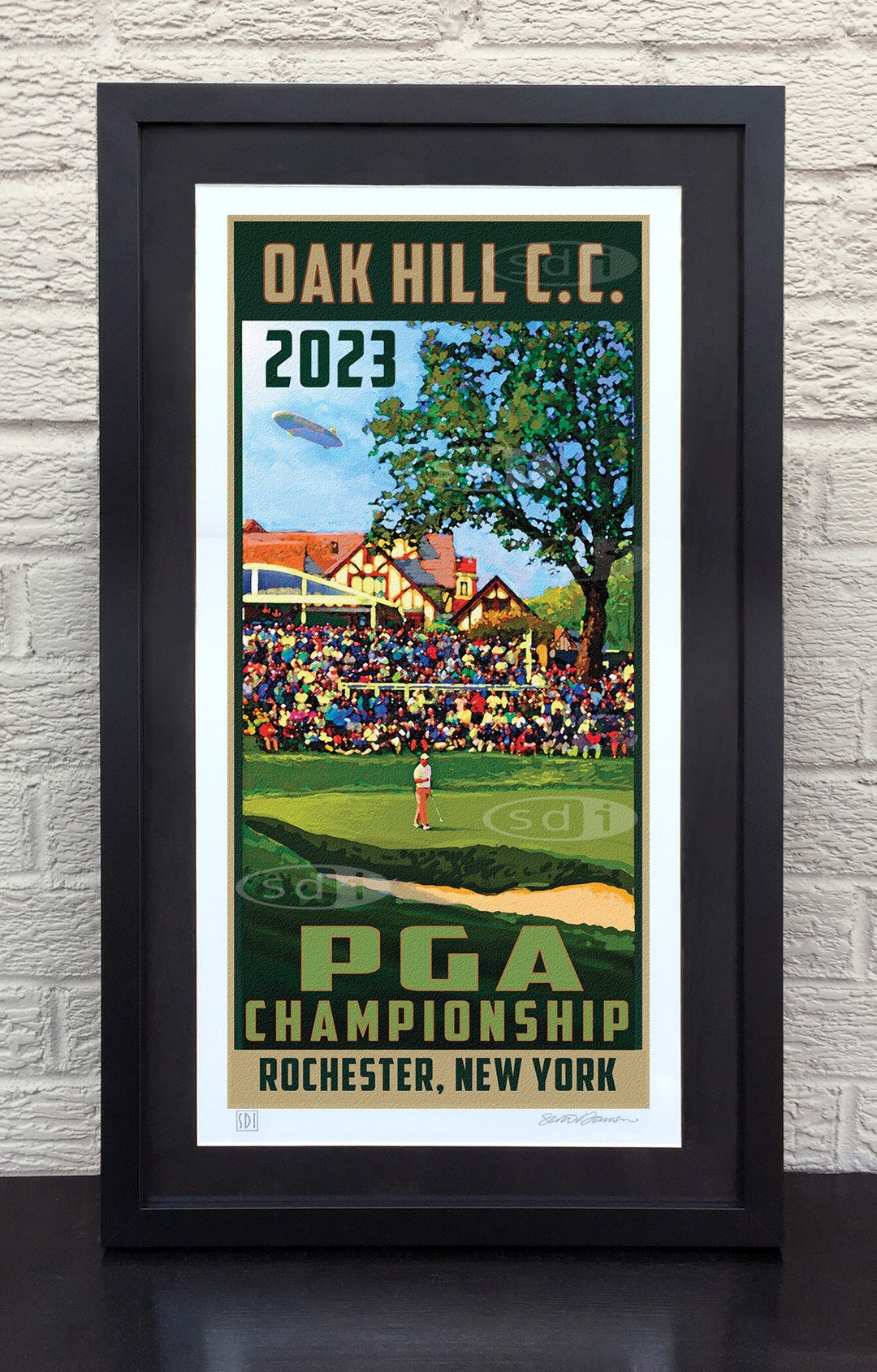 PGA Championship, 2023, Rochester, NY Art Golf Gift Sports Poster Print ...