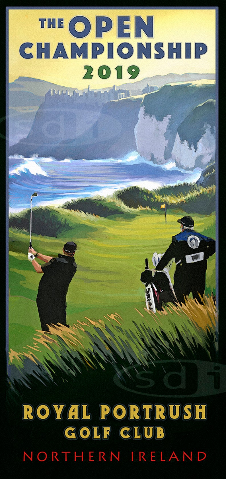 Royal Portrush Golf Print: the Open, British Open 2019 - Etsy UK