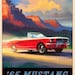 Classic Mustang 1965 Vintage Vehicle Car Art Travel Poster Print - Etsy