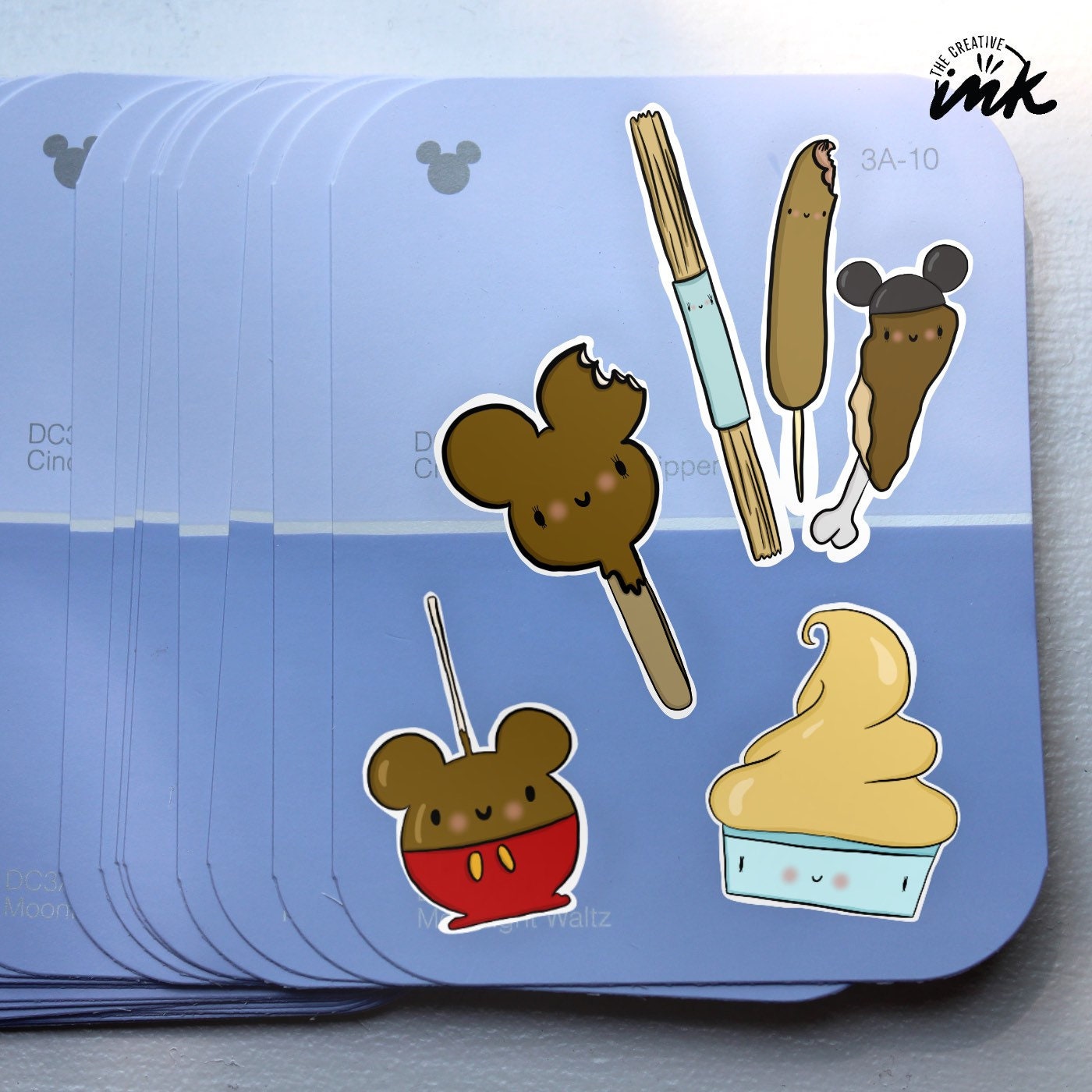 Mini Disney Treats Sticker Bundle Pack of 4 | Etsy