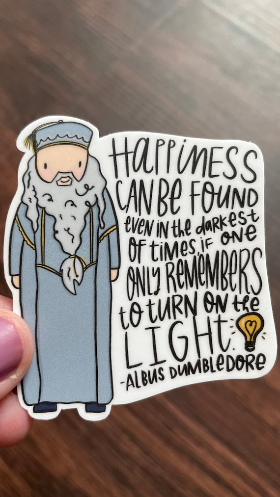 Cute Wise Wizard Inspirational Sticker - Etsy