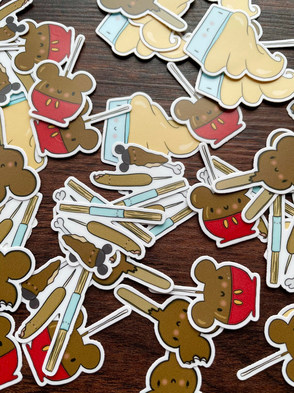 Mini Disney Treats Sticker Bundle Pack of 4 - Etsy