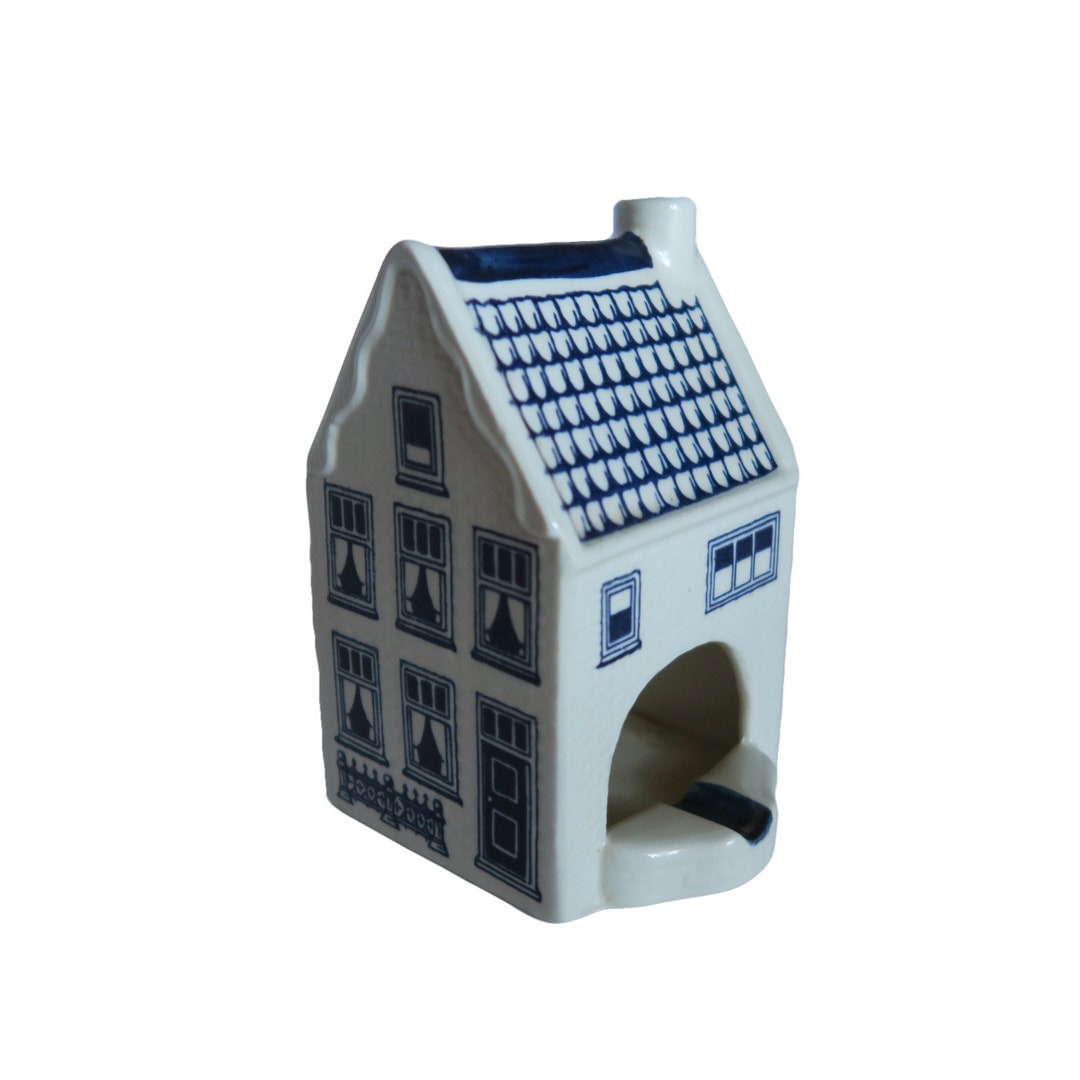 Vintage Delft's Blue Holland Hand Painted House Ash Tray Figurine - Etsy