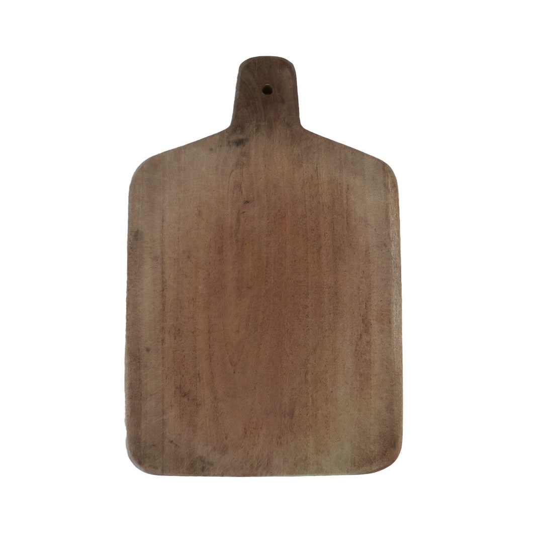 Vintage Wood Cutting Board With Handle - Etsy