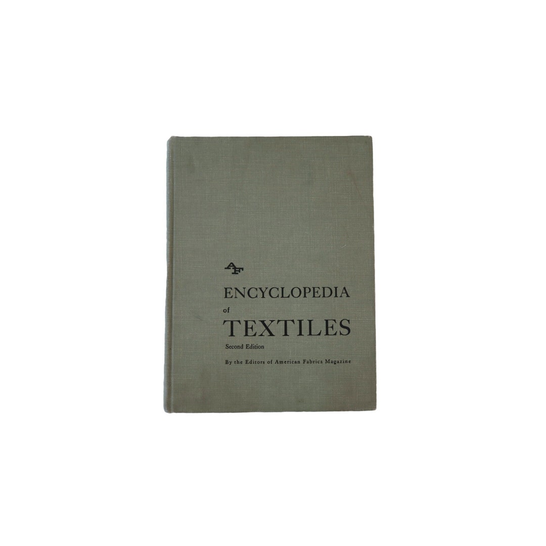 American Fabrics Magazine Encyclopedia of Textiles Hardcover Book - Etsy