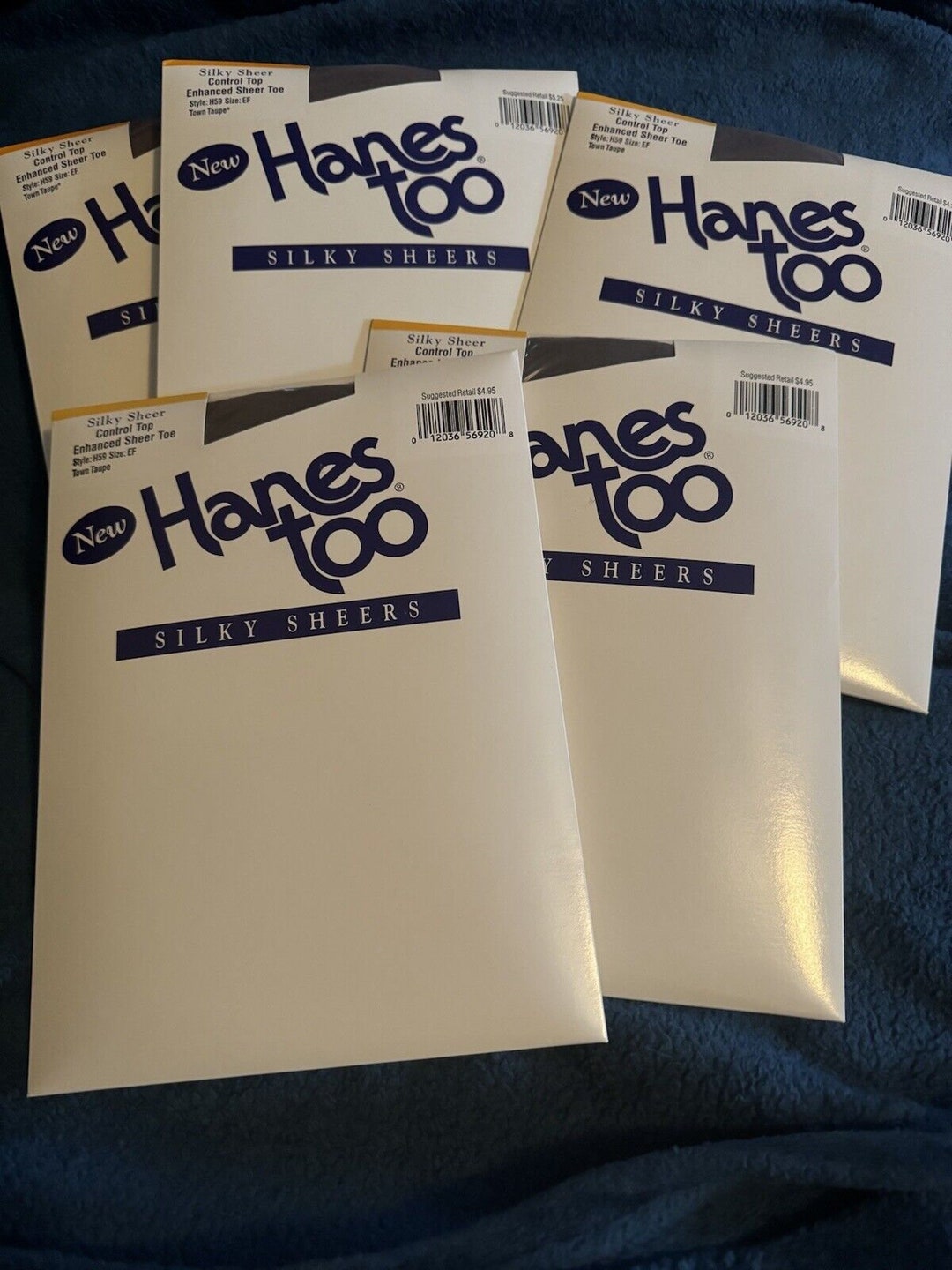 Hanes Too Silky Sheer Pantyhose Control Top Enhanced Toe H59 EF Town ...