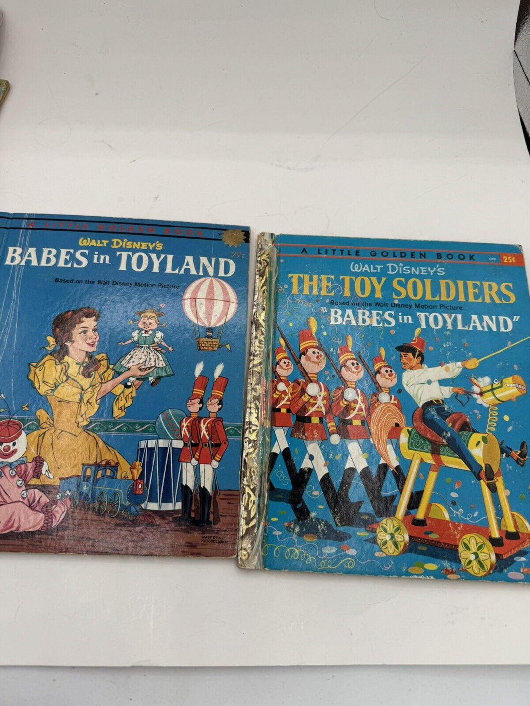 A Little Golden Book Toy Soldiers and Babes in Toyland Lot of 2 Vintage ...