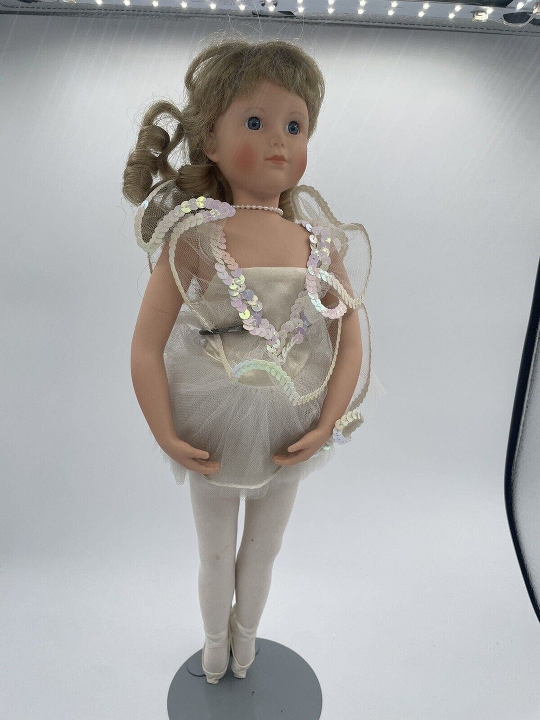 Ballerina Doll Susan Wakeen Porcelain 17 White Tutu - Etsy