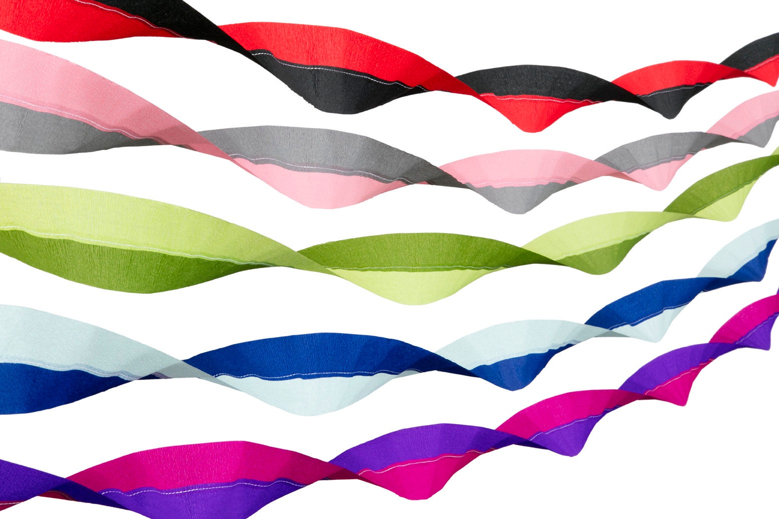 Dual Coloured Thick Crepe Paper Streamer Party Decoration 15ft - Etsy