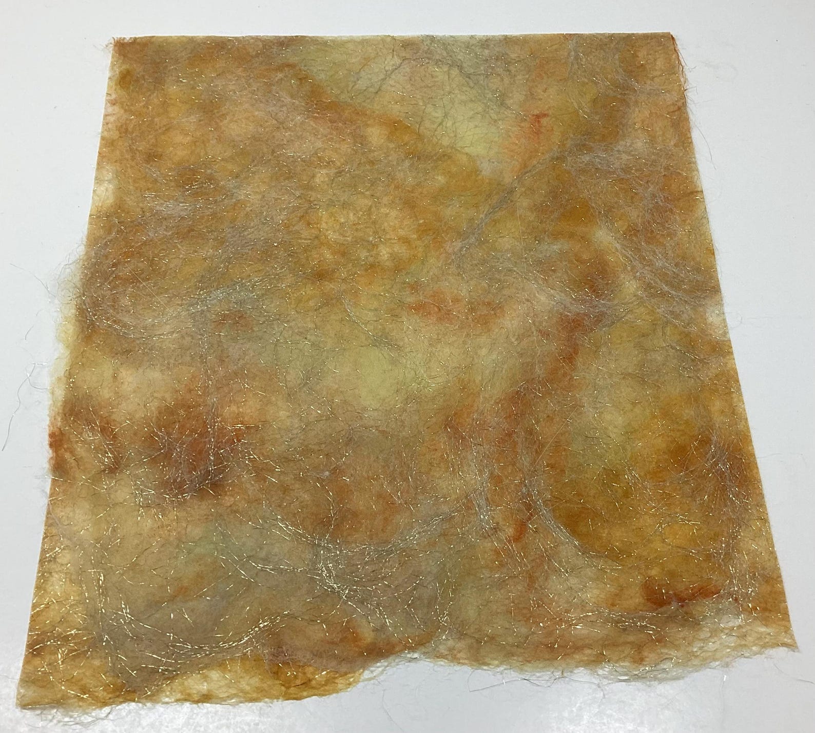 Handmade Sparkly Mulberry Silk Fiber Paper: Collage, Scrapbooking ...