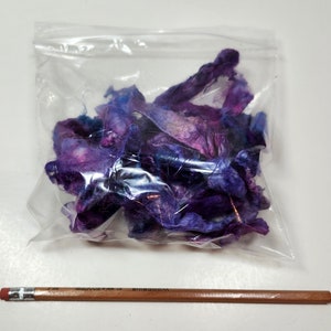 Mulberry Silk Carrier Rods Hand Dyed for Felting Silk Fusion ...