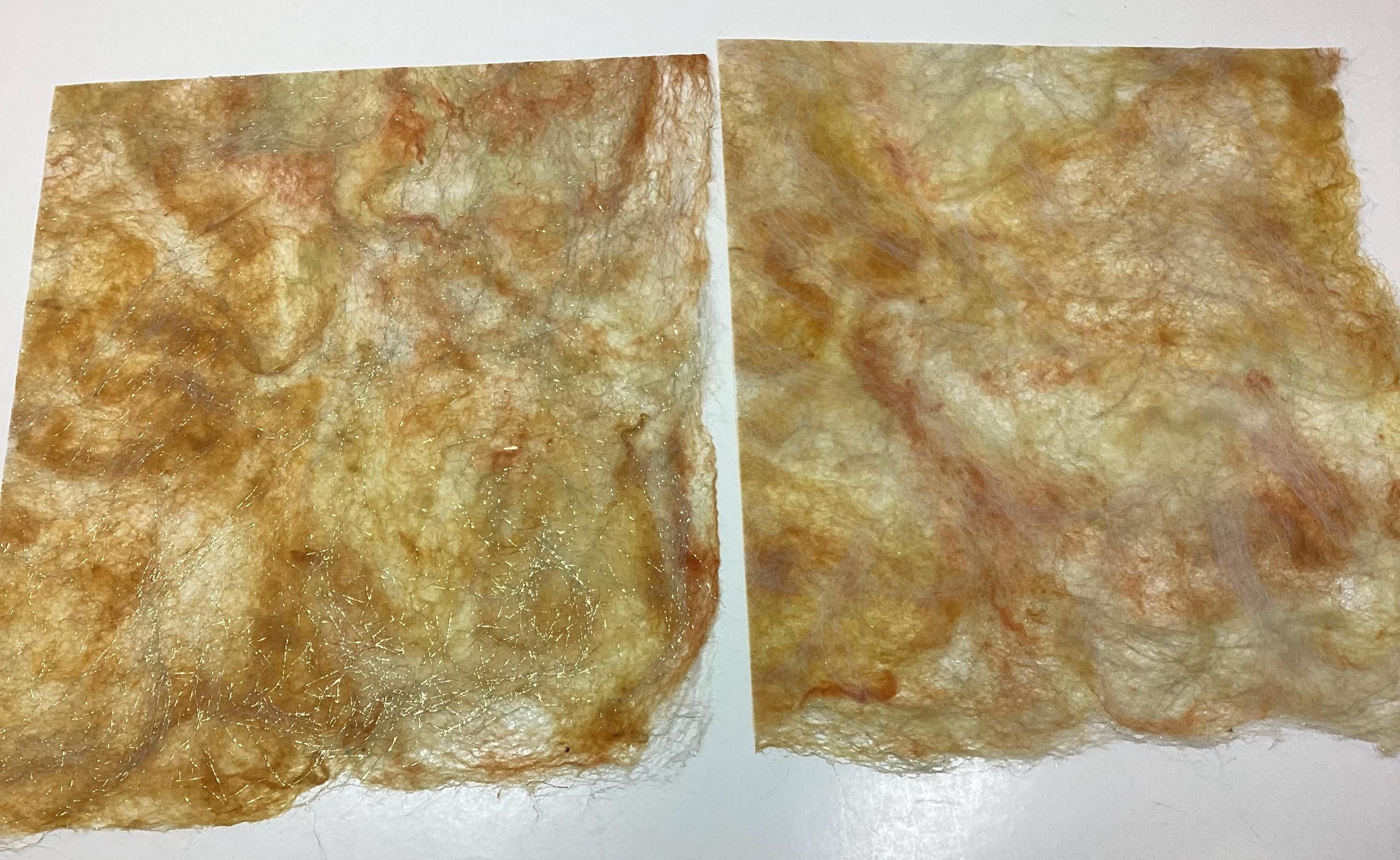 Handmade Sparkly Mulberry Silk Fiber Paper: Collage, Scrapbooking ...