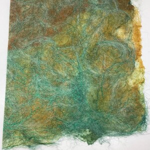 Handmade Sparkly Mulberry Silk Fiber Paper: Collage, Scrapbooking ...