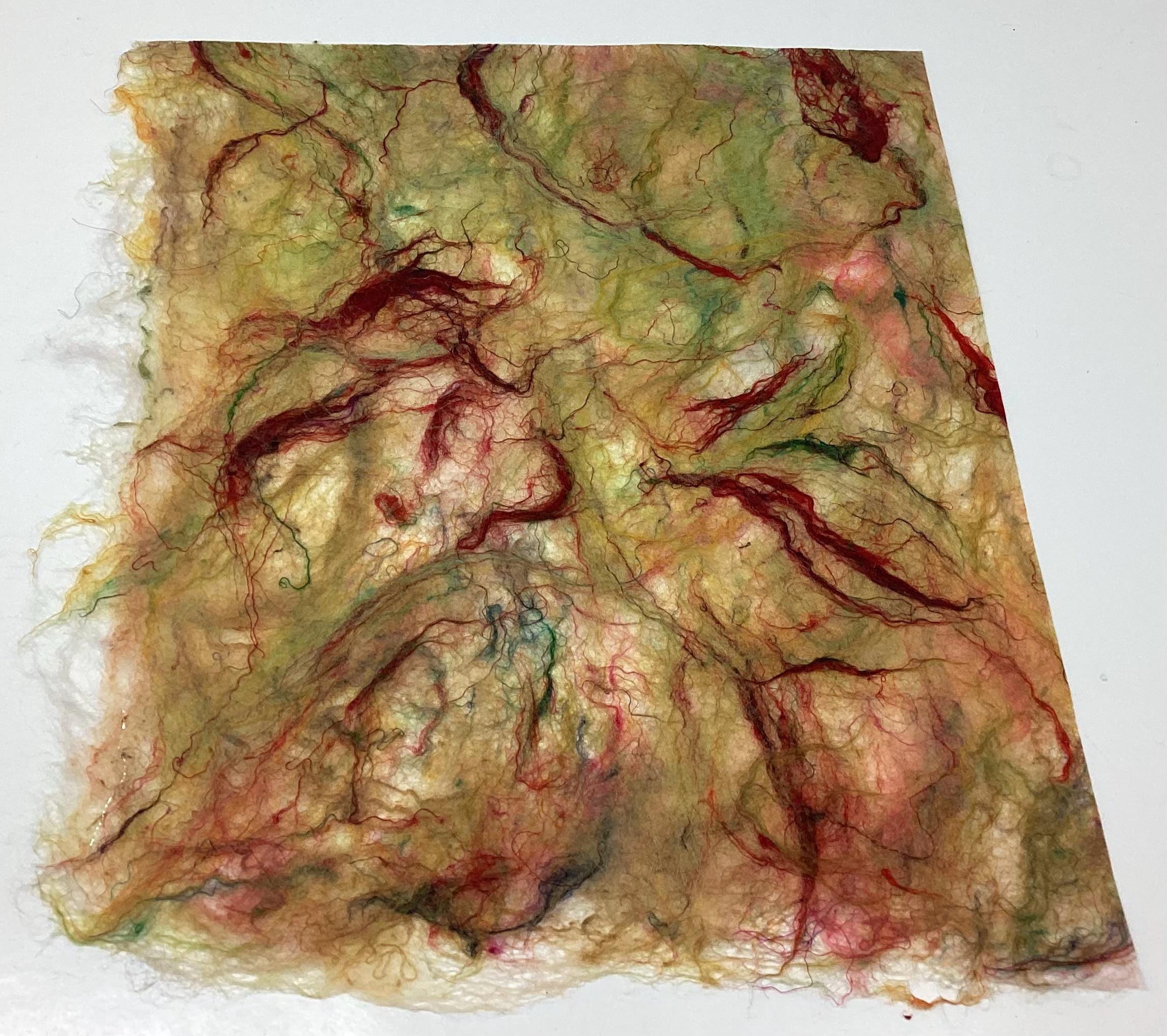 Handmade Mulberry Silk Fiber Paper: Collage, Scrapbooking, Mixed Media ...