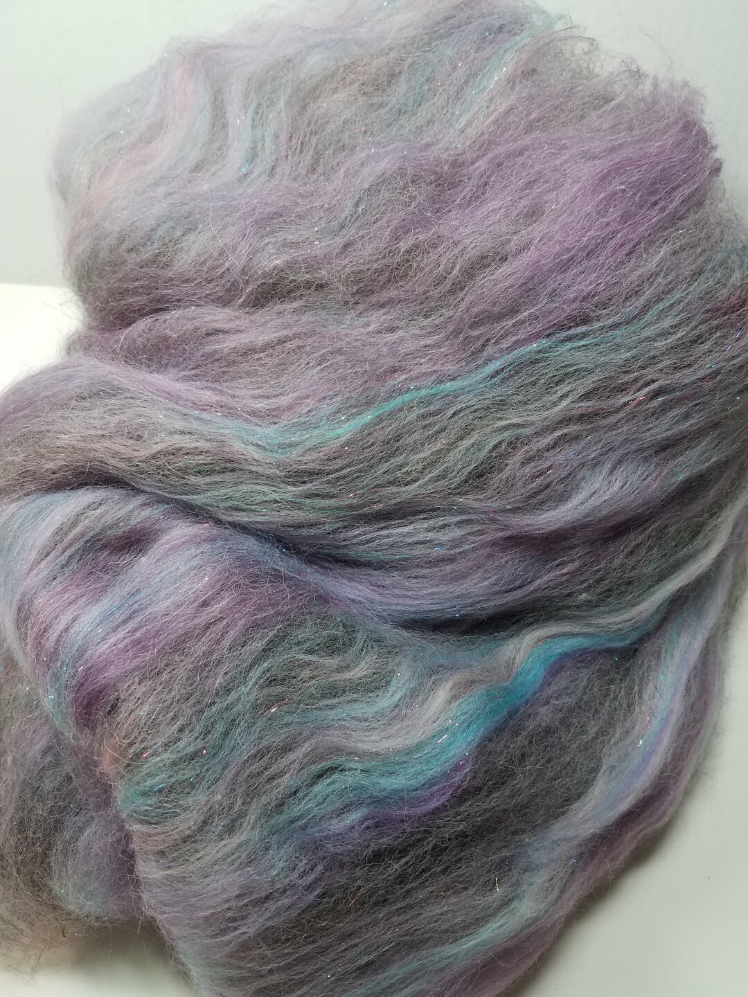 Carded Batt Textured Batt Art Batt Fiber Batt Spinning Felting Silk ...