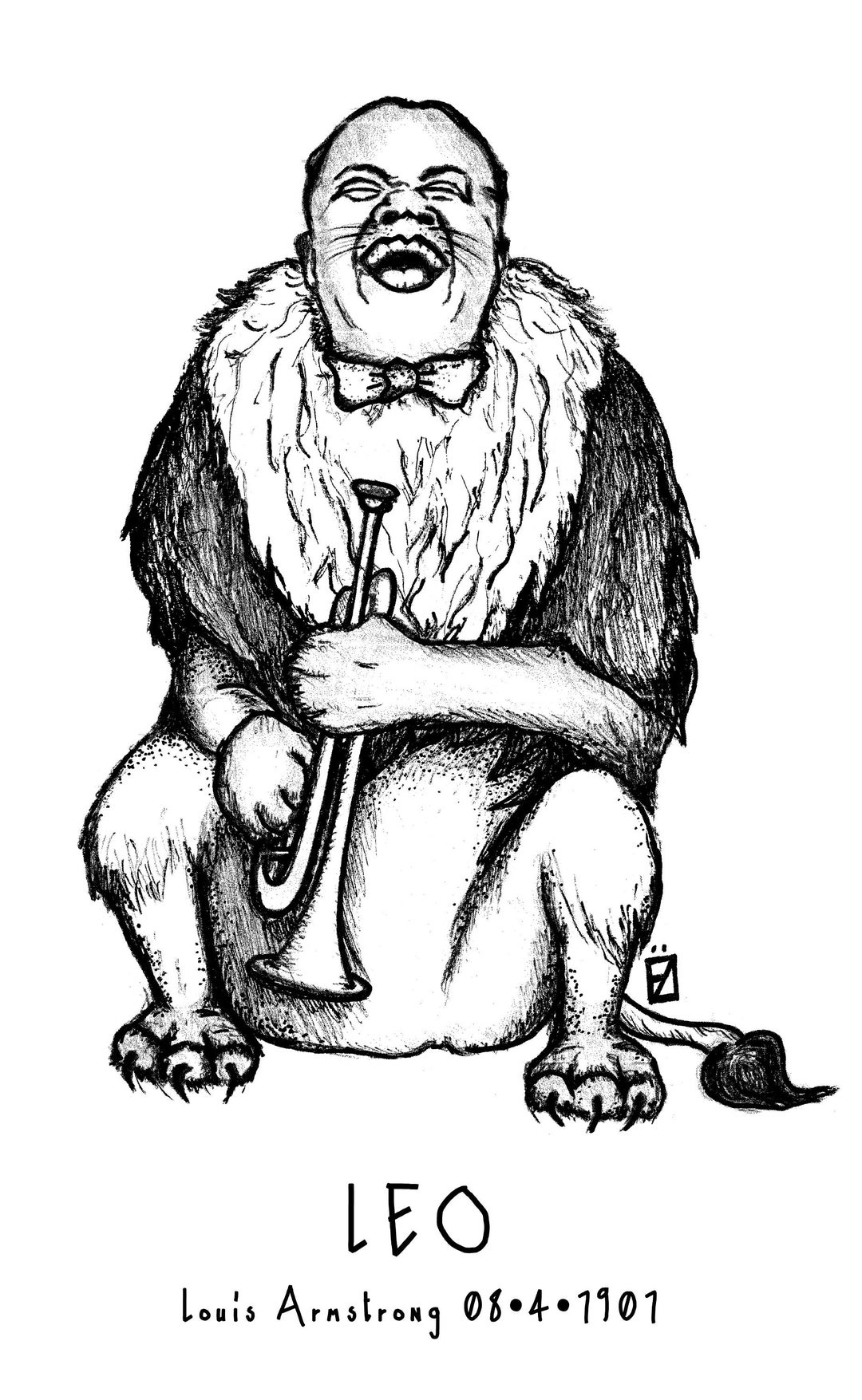 Louis Armstrong Was a Leo - Etsy