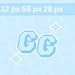 Blue Pixel GG Twitch Discord Emotes Cute // Instant Download - Etsy UK