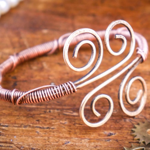 Celtic Handmade Copper Bracelet - Etsy