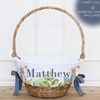 Peter Rabbit Personalized Easter Basket Liner Custom Easter Basket ...