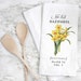 Daffodil | Dish Towel | Kitchen Decor | Kitchen Towel | Flour Sack ...