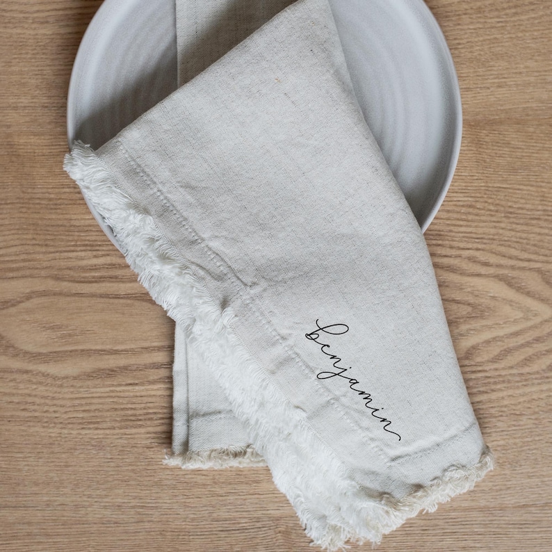 Personalized Napkins | Custom Cloth Napkins | Holiday Napkins | Table ...