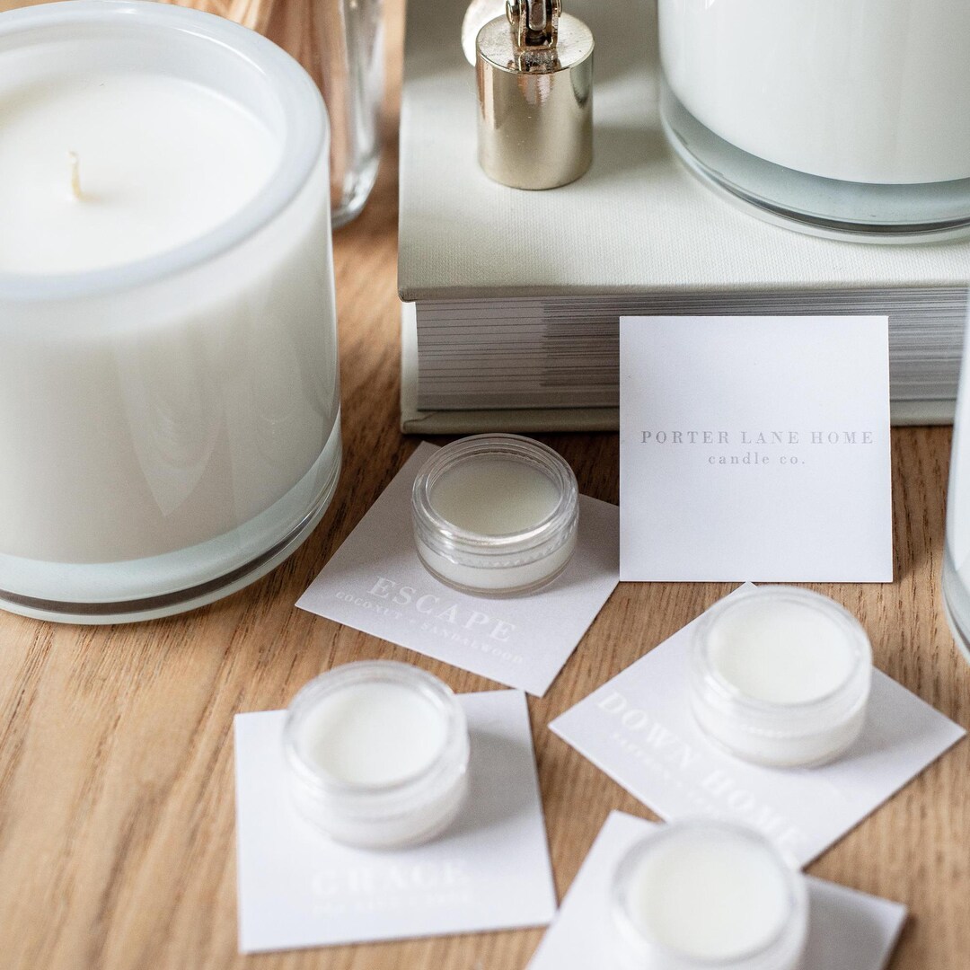 Candle Sample Set | Coconut Wax Candle Sample | Clean Candle Samples - Etsy