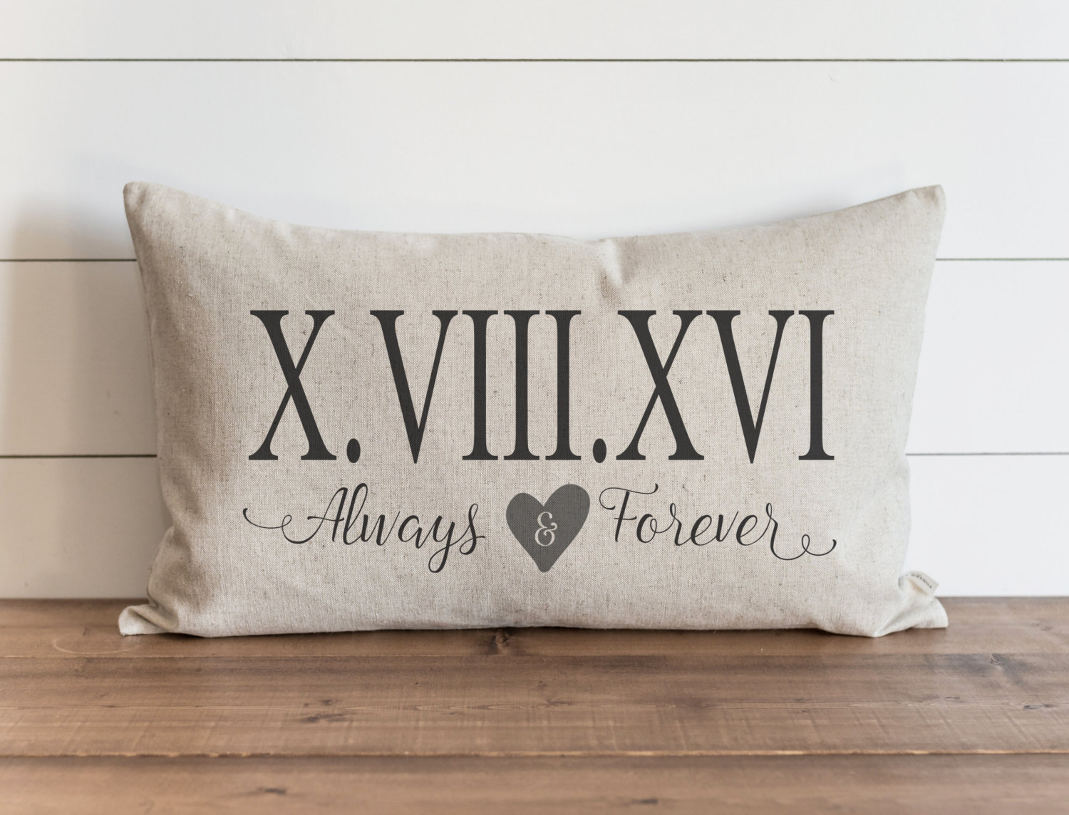 Customized Pillow Cover // 16 x 26 Pillow Cover // Wedding | Etsy