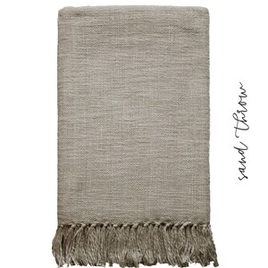 Soft Throw Blanket | Neutral Throw Blanket | Lightweight Blankets and ...