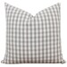Tan Plaid Pillow Cover Checkered Pillow Beige Cushion Cover Farmhouse ...