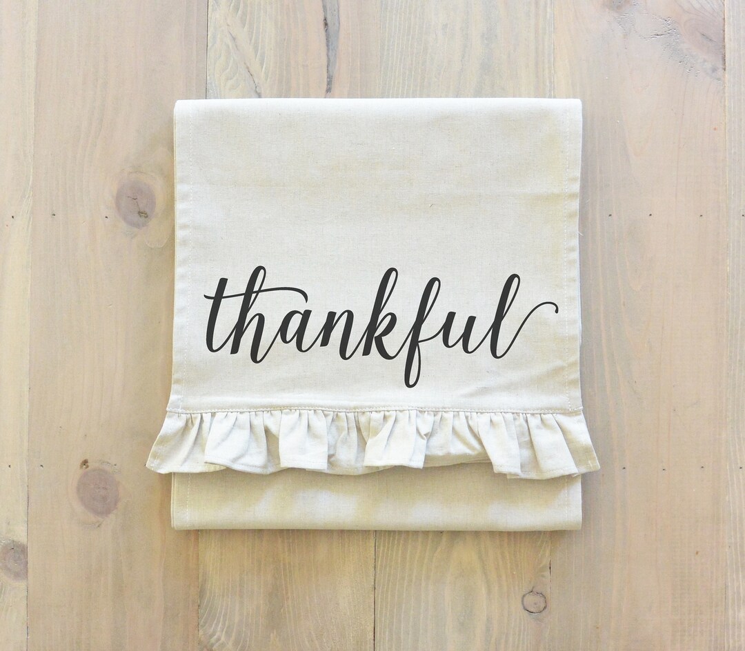 Thankful Table Runner_table Setting, Tableware, Place Setting ...