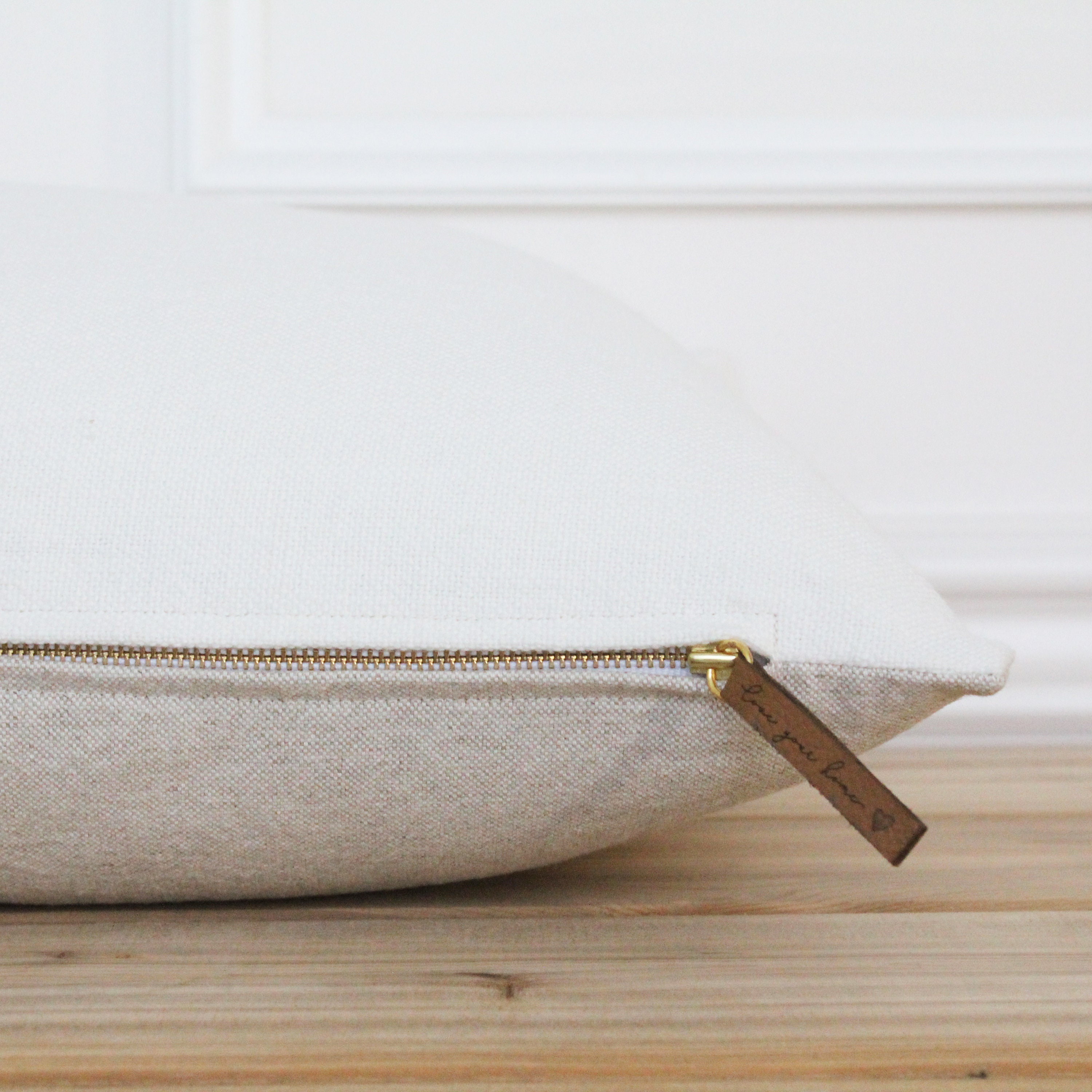 White Linen Pillow Cover • Neutral Throw Pillow • Decorative Pillow ...