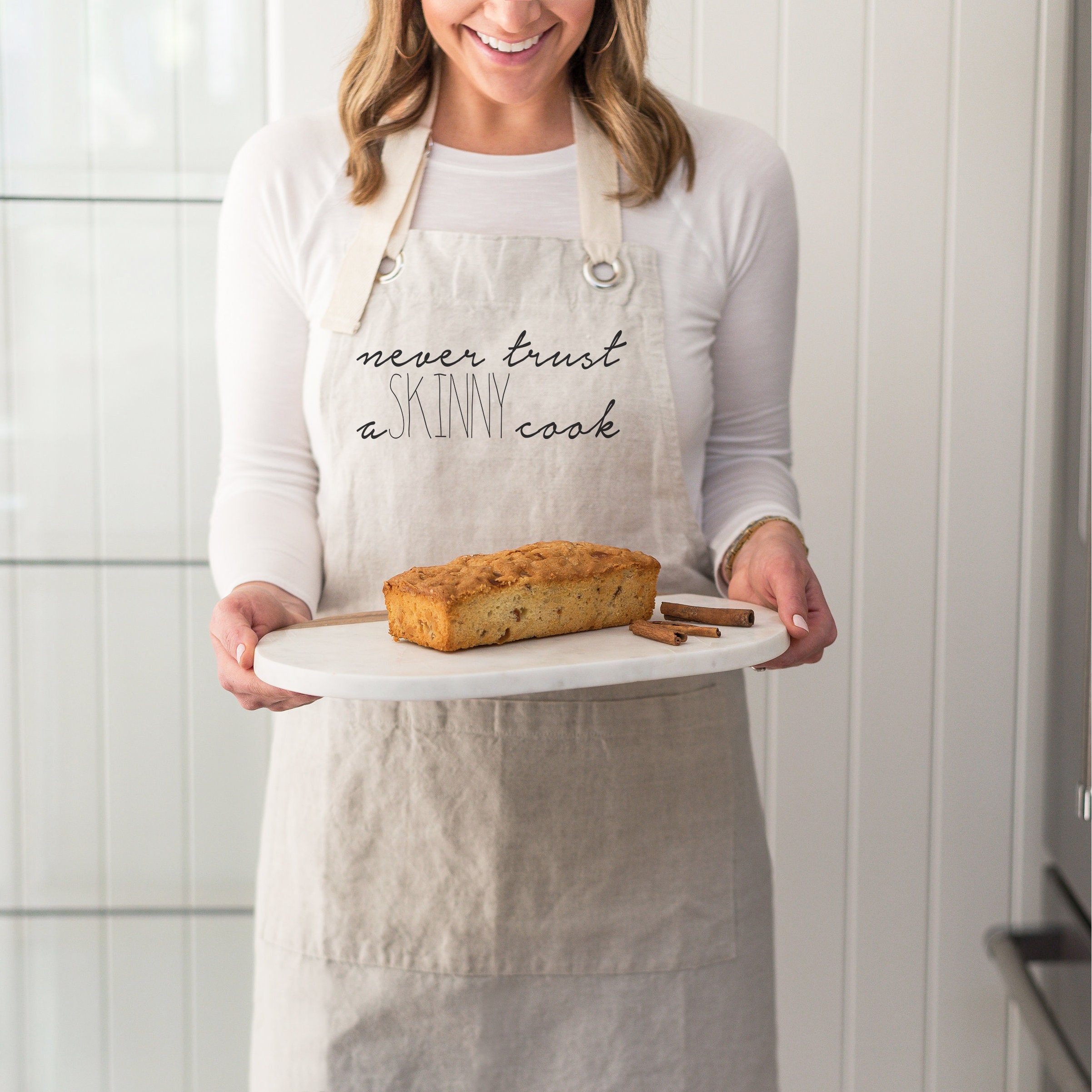 Skinny Cook Apron | Womens Apron | Gift for Her | Baking Apron for ...