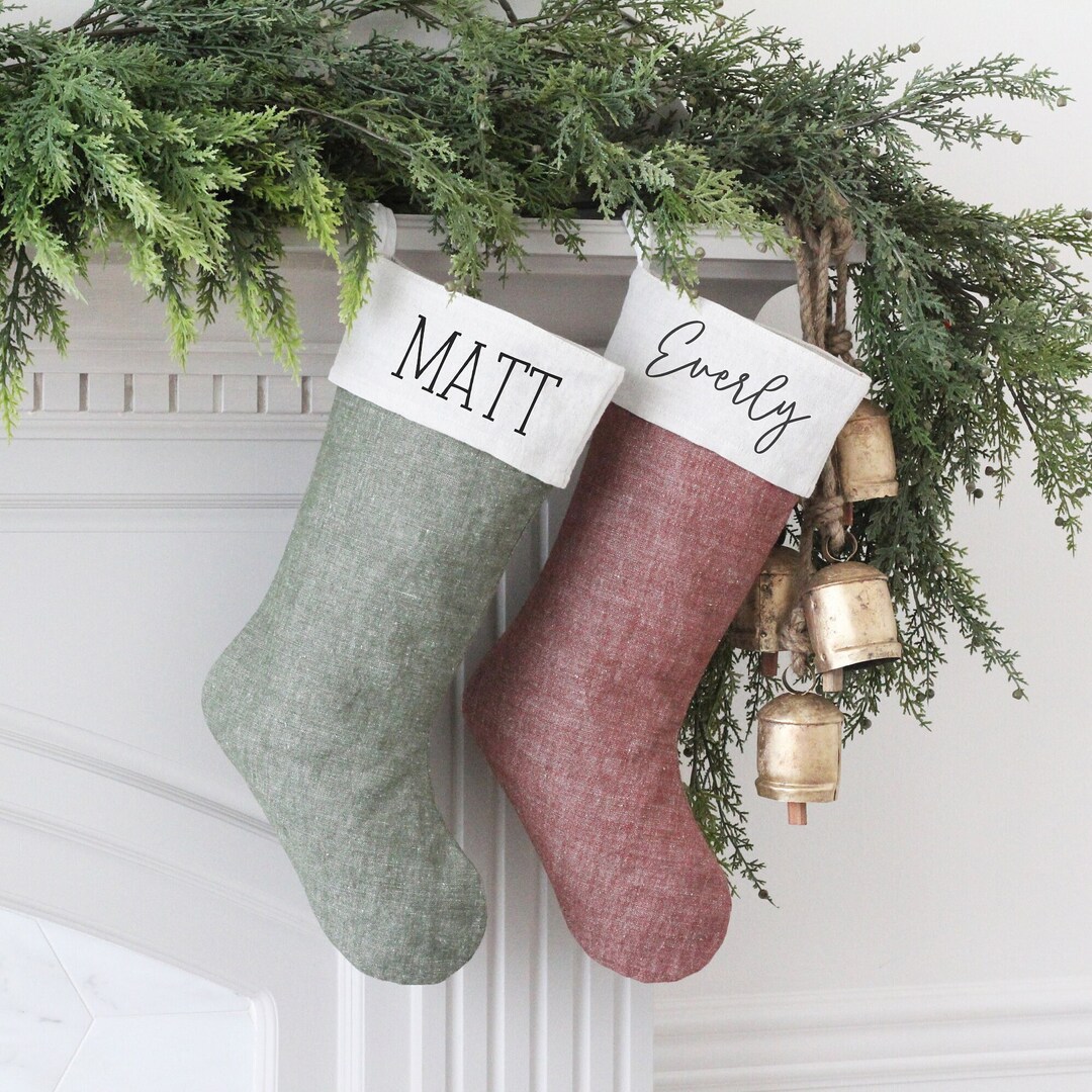 Christmas Stocking Personalized | Customized Name Stockings | Red ...