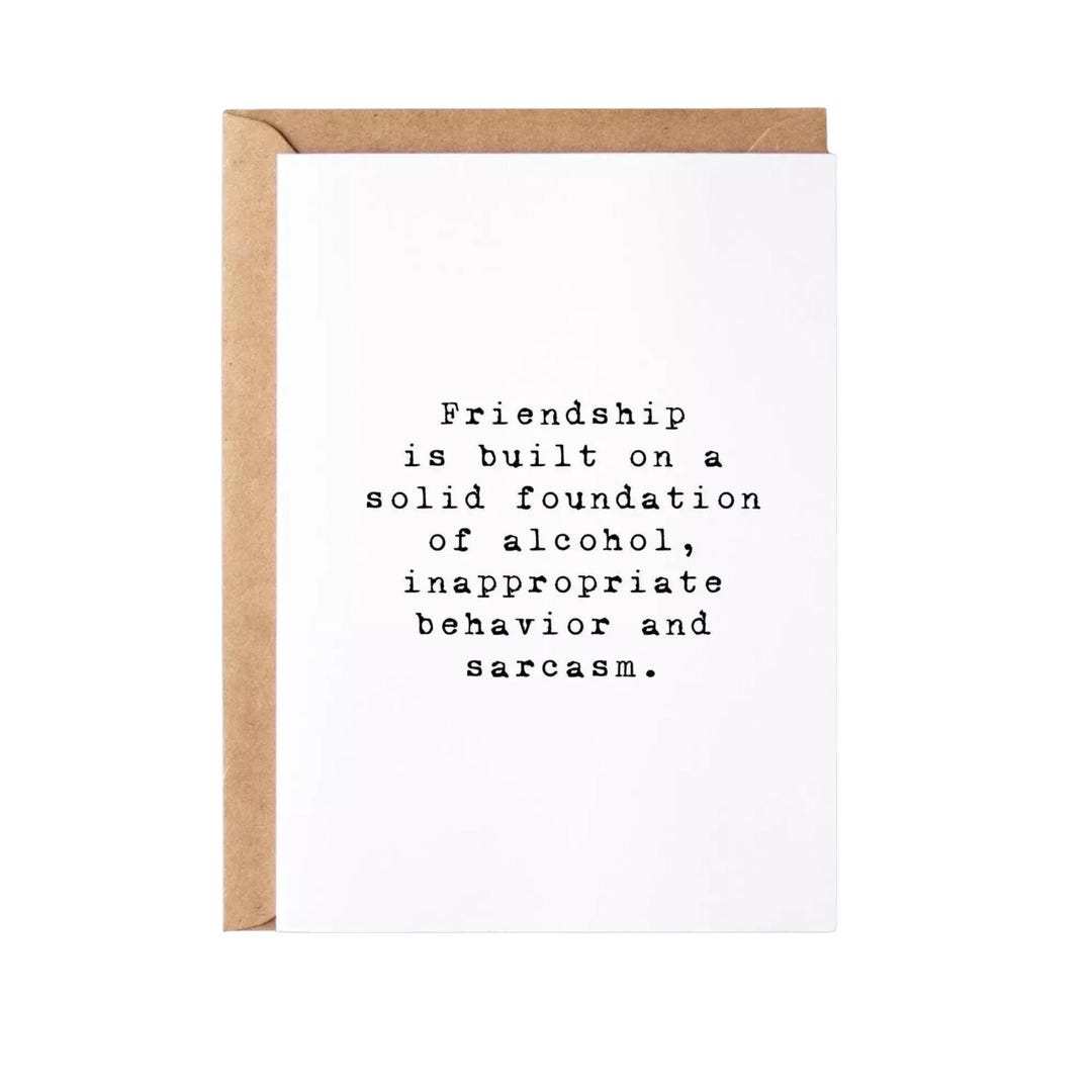 Solid Foundation Greeting Card | Elegant Minimalist Design | Single ...