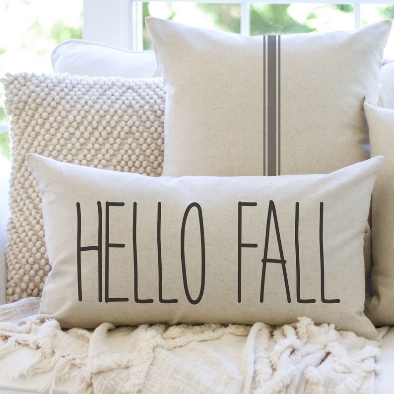 Fall Pillow Cover // Hello Fall // Autumn Pillow Cover // Thanksgiving ...