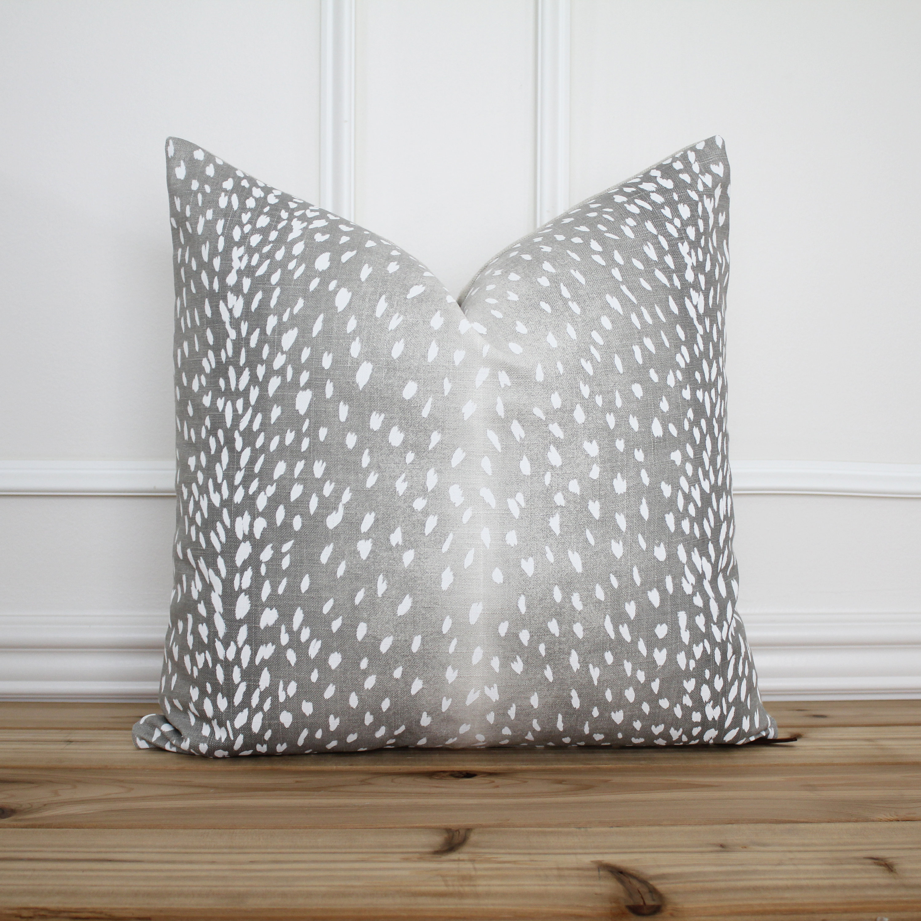 Antelope Pillow Cover Ash • Animal Print Pillow Cover • 20 X 20 Pillow ...