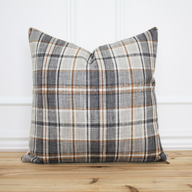 Personalized Plaid Pillow - Etsy