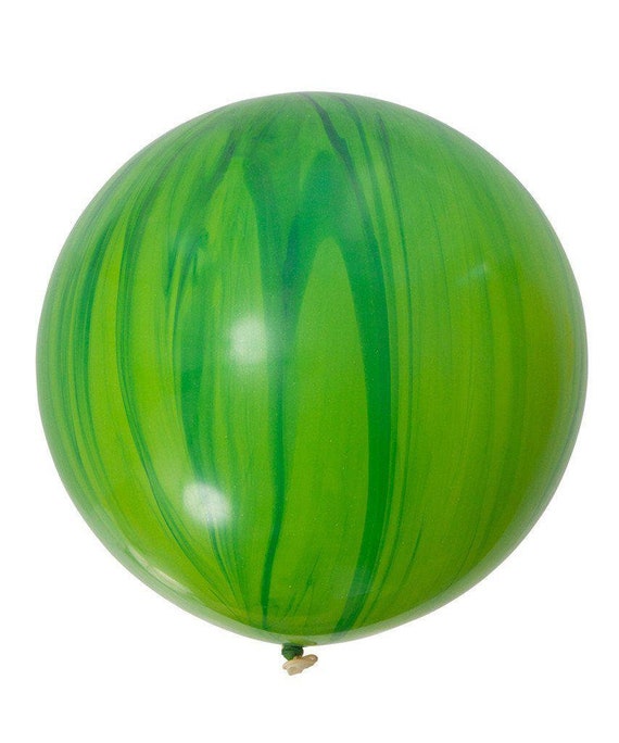 Green Marble Superagate Latex Balloons by Party Love | Catch My Party