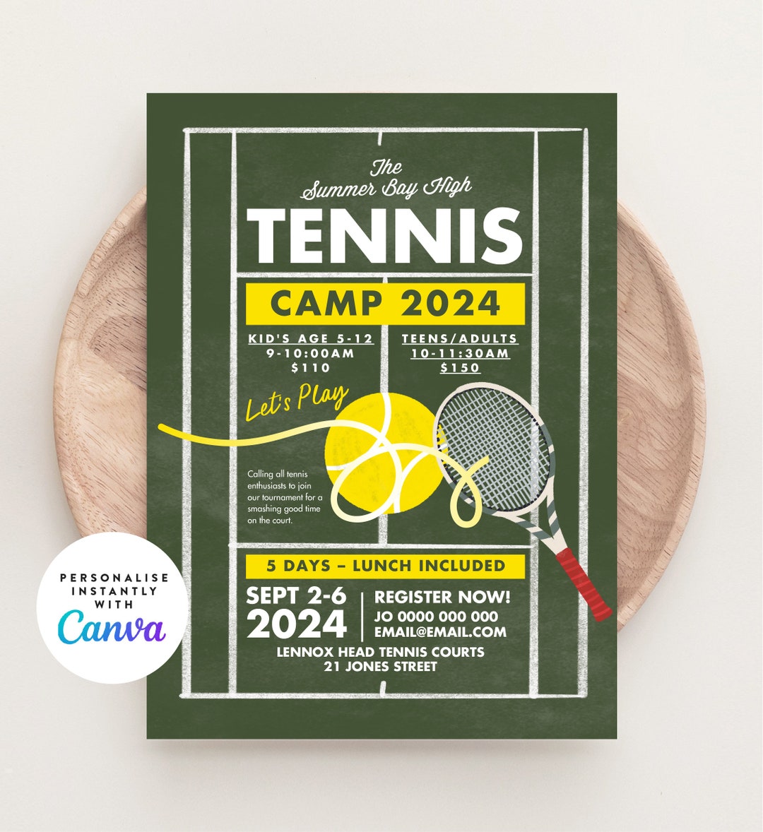 Tennis Invitation, Tennis Invite, Birthday Printable, Tennis Ball ...