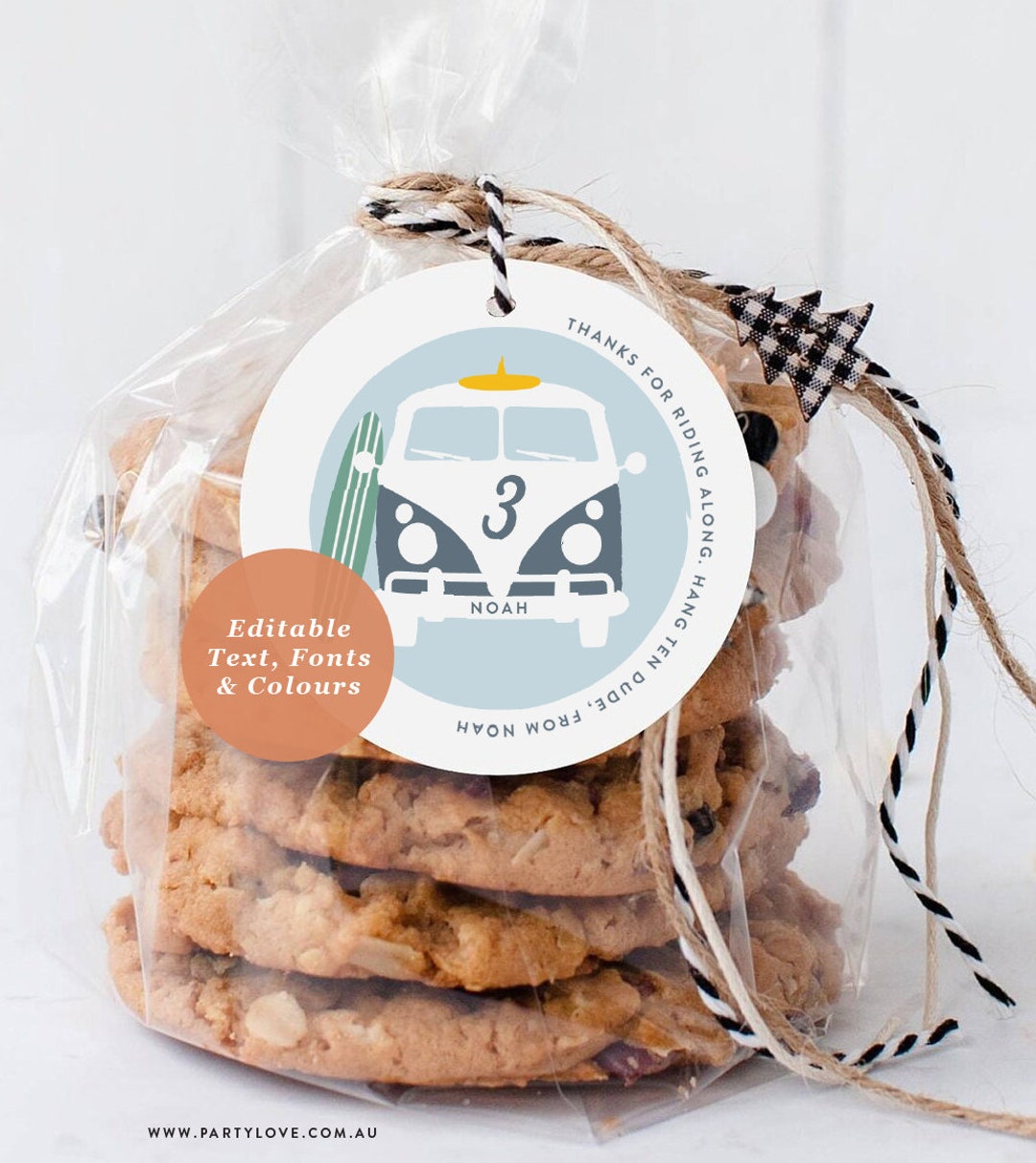 Kombi Van Tag Printable Digital File Only - Etsy