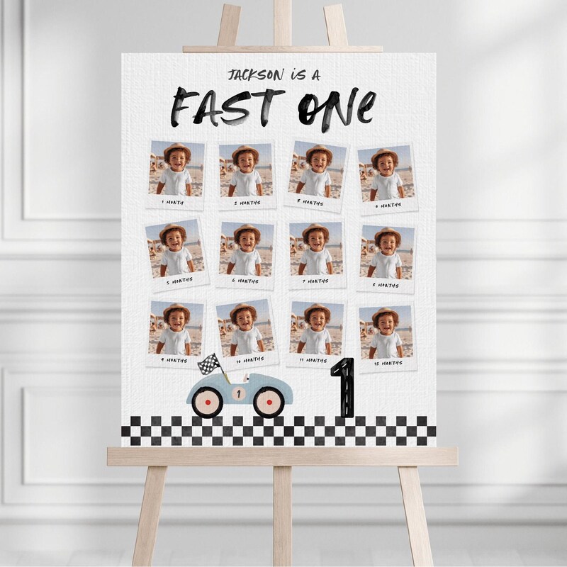 12 Month Banner - Etsy