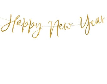 Happy New Year Banner | Etsy