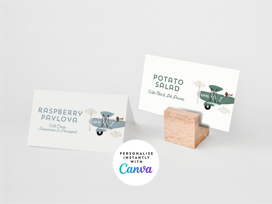 Vintage Plane Labels, Airline Food Labels, Airplane Cards, Plane Cards ...