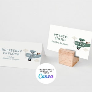 Vintage Plane Labels, Airline Food Labels, Airplane Cards, Plane Cards ...