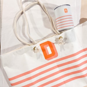 Monogram Tote Bag With Shadow Block Monogram Overnight Tote Bag ...