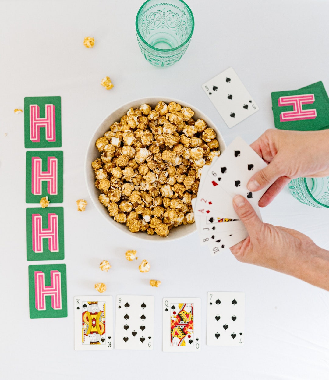 Canasta Card Deck Monogrammed Playing Card for Wedding Gift Bag Gift ...