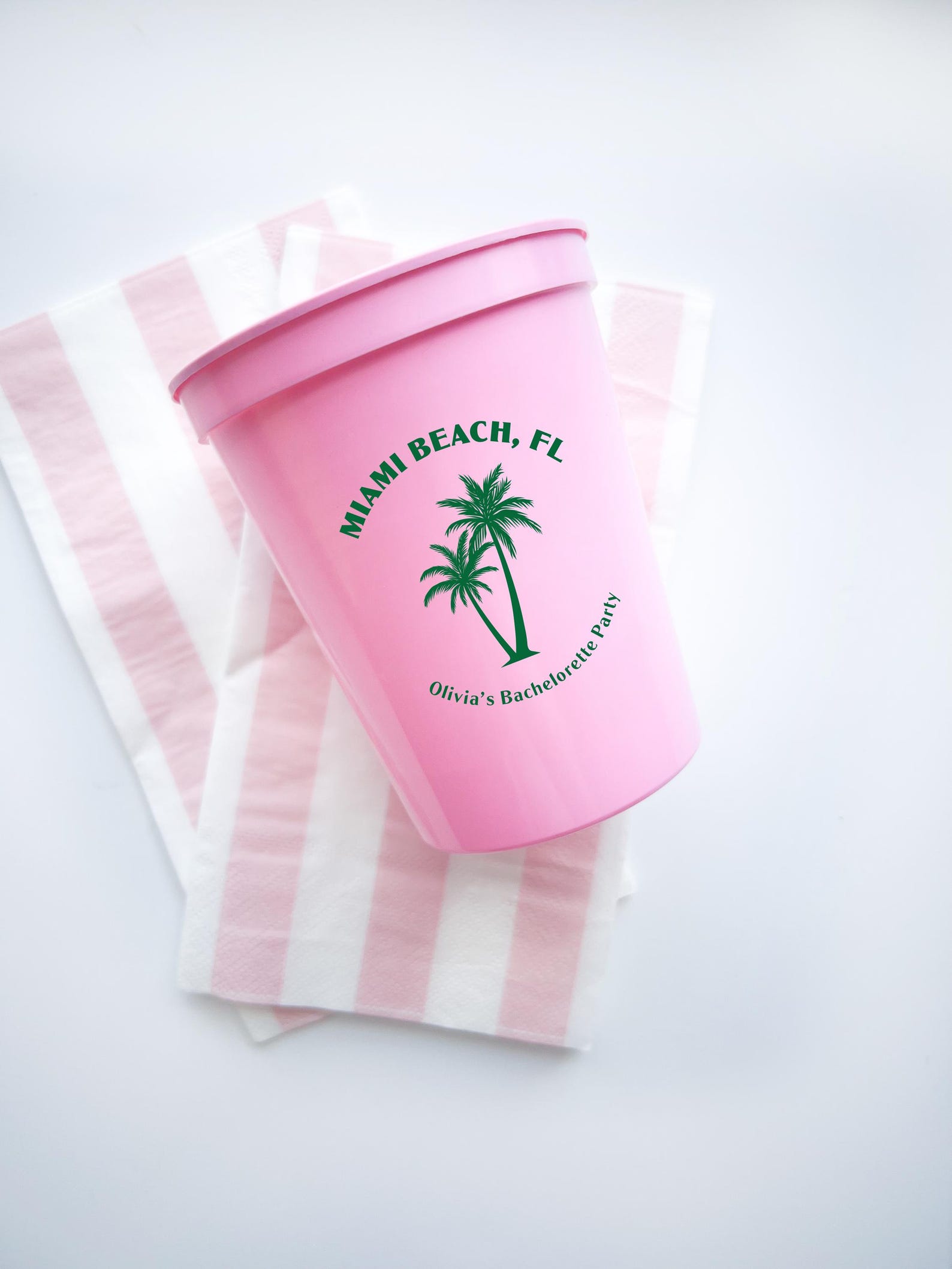 Personalized Bachelorette Party Cup Custom Bride Tribe Cup Monogrammed ...