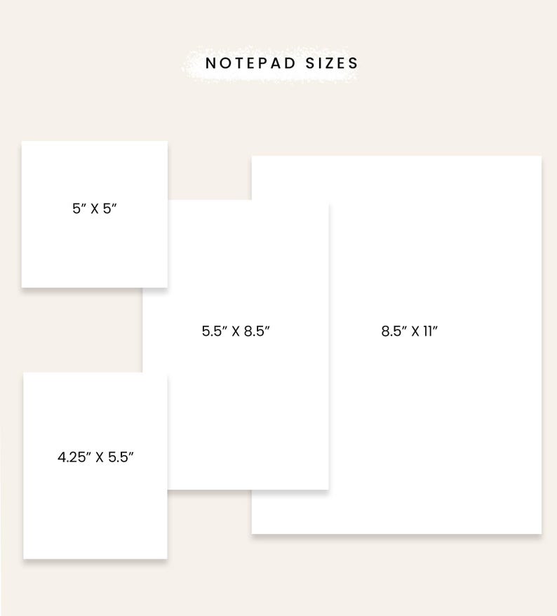 Personalized Notepad With Bow Design Kid Personalized Stationery Custom ...