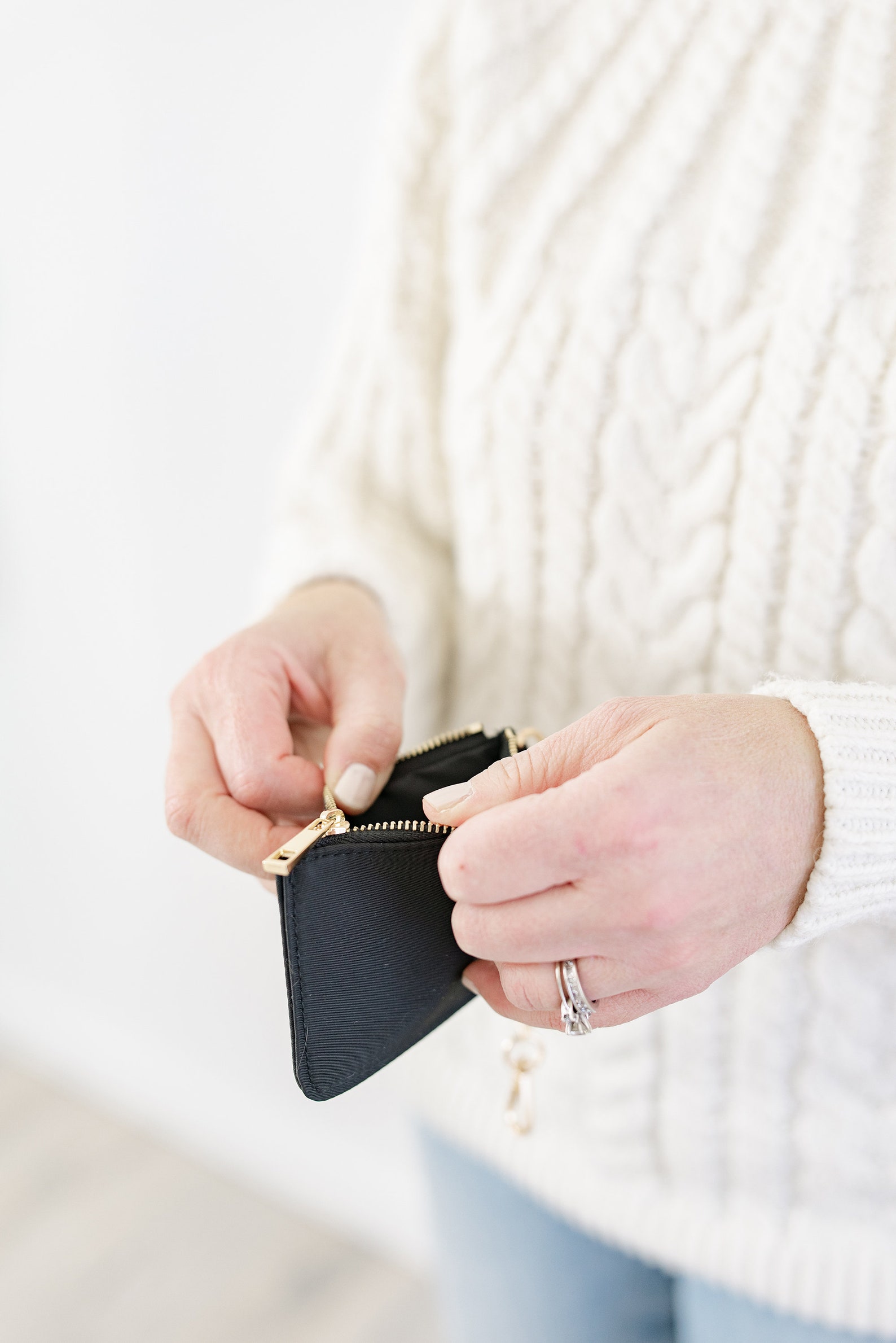 Keychain Wallet Personalized Key Chain Wallet for Woman Card Holder ...